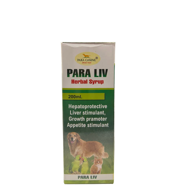 Para Liv Herbal Syrup (Prevent dogs from liver disorder, jaundice, hep ...